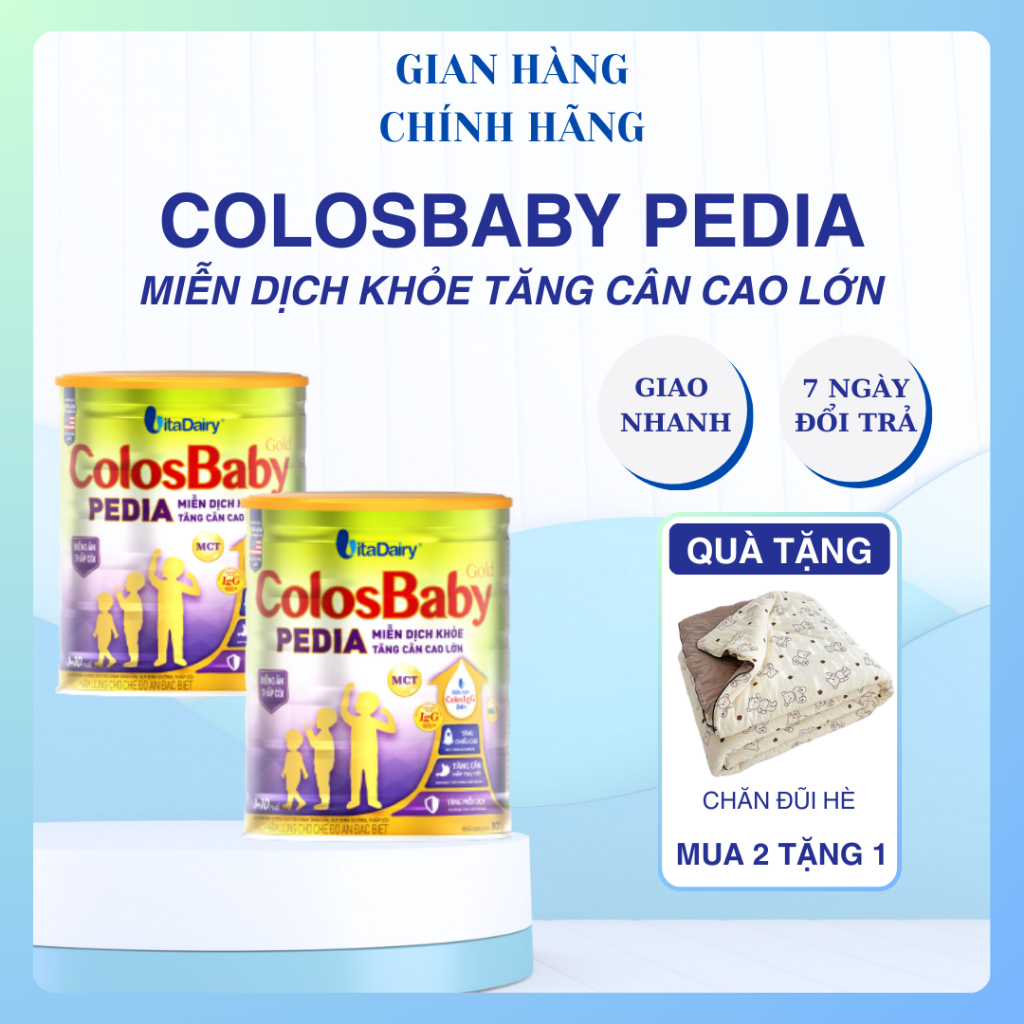 (Mua 2 tặng 1) ColosBaby Gold Pedia Tím 800G | Shopee Việt Nam