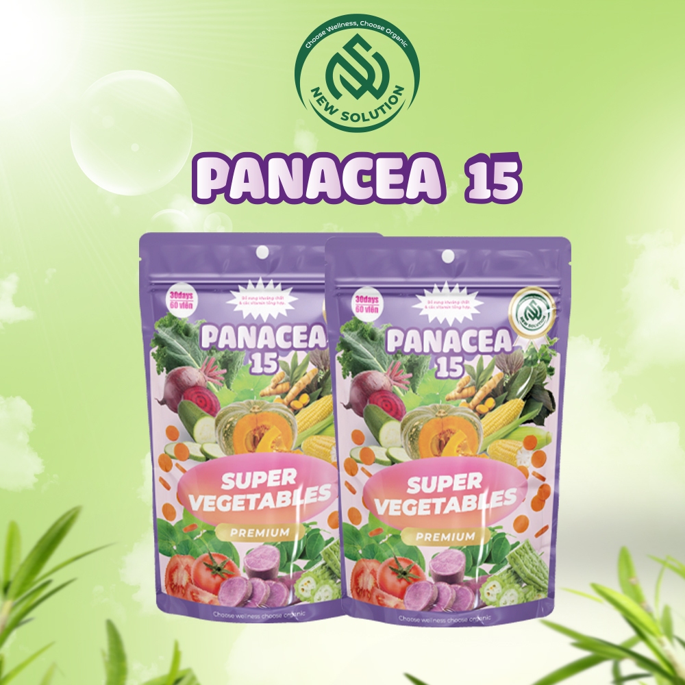 Combo 2 Panacea 15, Rau Xanh, Củ Quả, Bổ Sung Sơ, Hàng Chính Hãng | Shopee Việt Nam