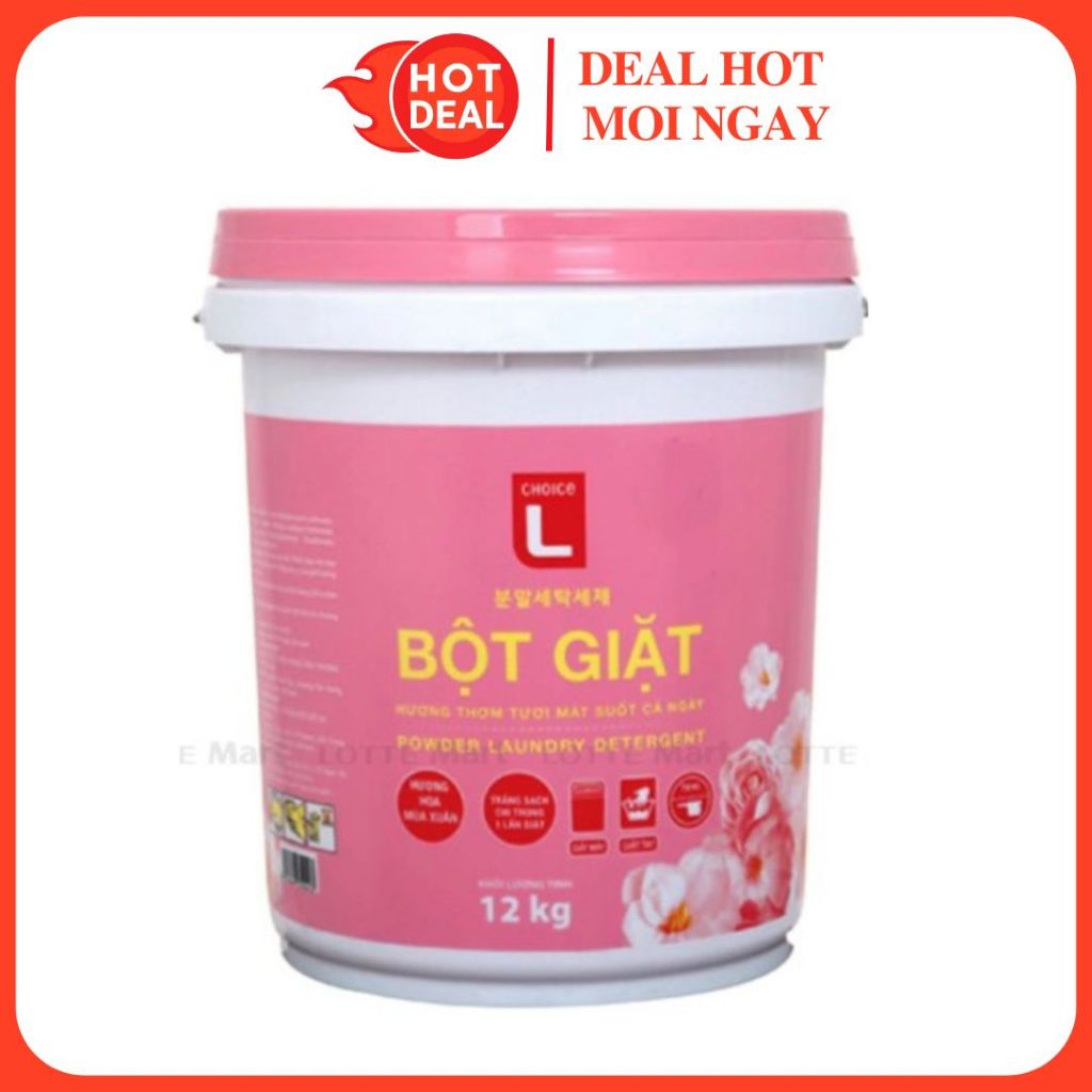 Thùng Bột Giặt Choice L Soffy Thùng 12kg | Shopee Việt Nam