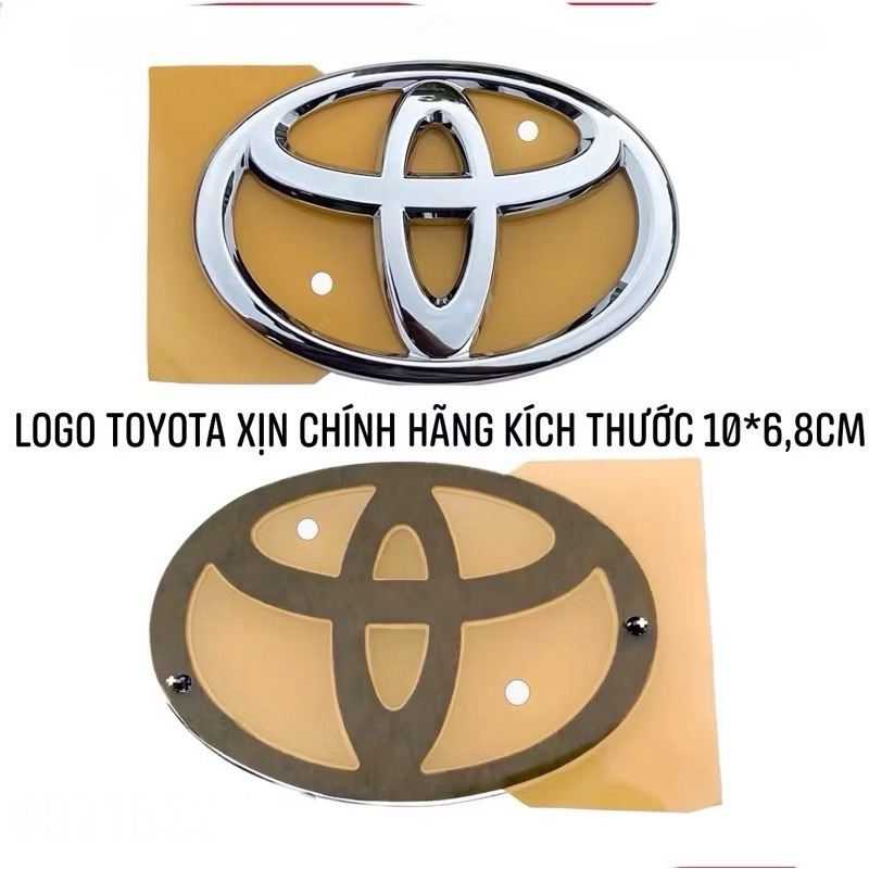 LOGO TOYOTA DÁN ĐUÔI XE TOYOTA CAMRY COROLLA ALTIS XỊN CHÍNH HÃNG 90975 ...