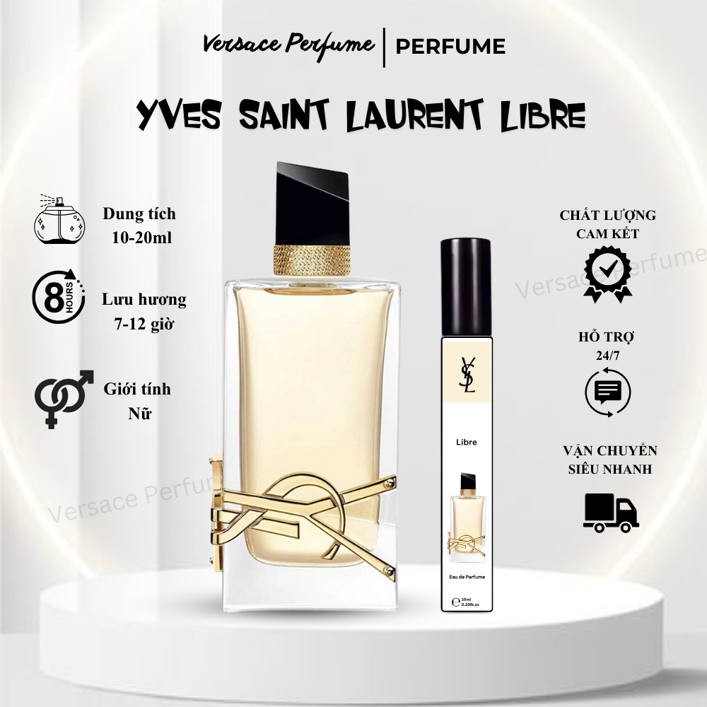 Nước Hoa Nữ YSL Libre EDP Chiết 10ml Sang Trọng, Cuốn Hút - Versace ...