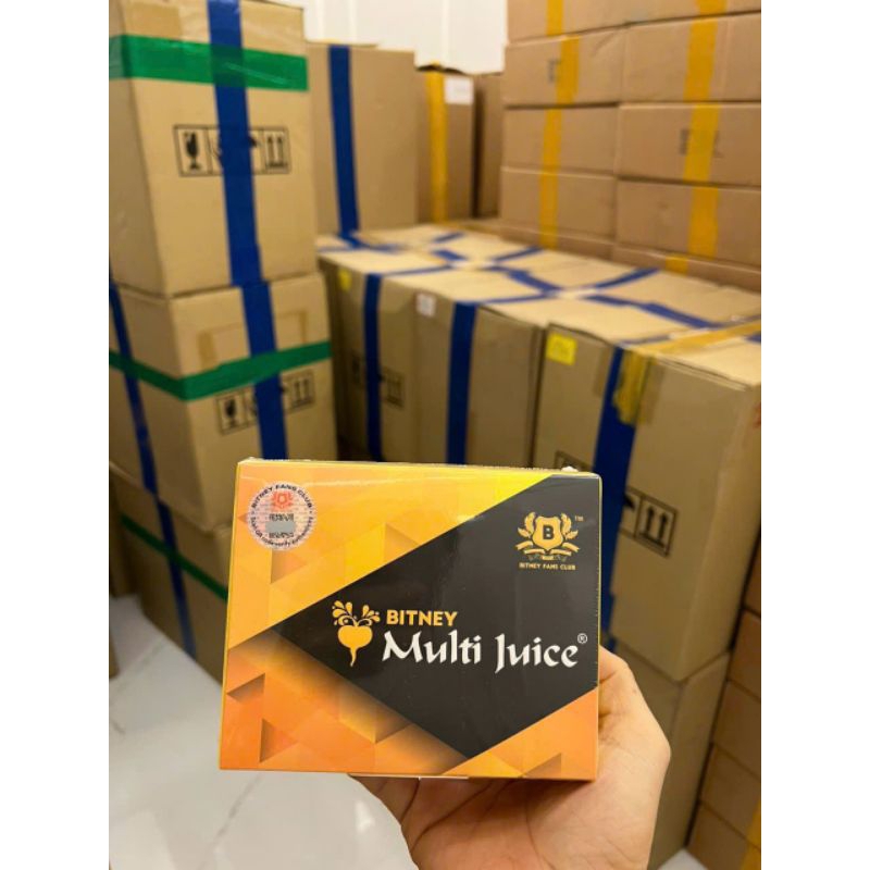 [ Chính hãng vị cũ ] Multi juice Bitney Malaysia. 1 hộp 10 gói ...