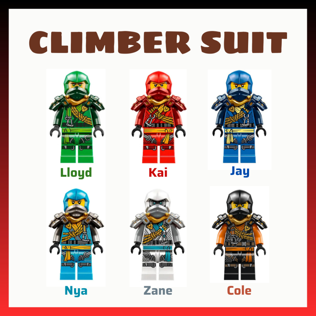 Đồ chơi lắp ráp bộ sưu tập minifigures Ninjago climber suit - Lắp ghép ...