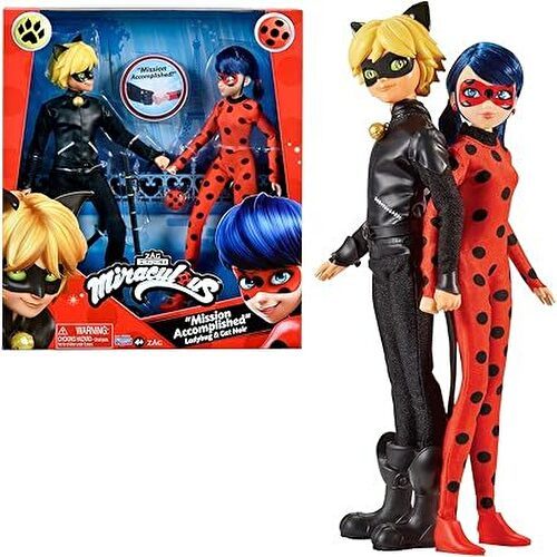 Miraculous Ladybug & Cat Noir Fashion Doll Set Fashion Dolls 2 Pack ...