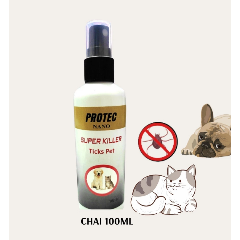 Chai xịt trị bọ chét cho chó,mèo xịt bọ rận hiệu quả chai 100ml ...