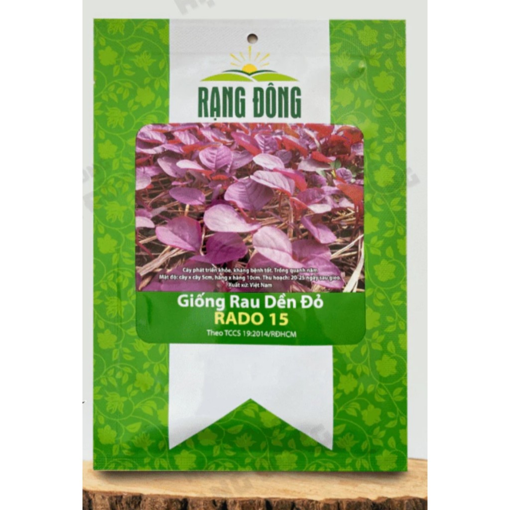 Hạt giống Rau dền đỏ Rado 15 (20g khoảng 700 hạt) -hạt giống rạng đông ...
