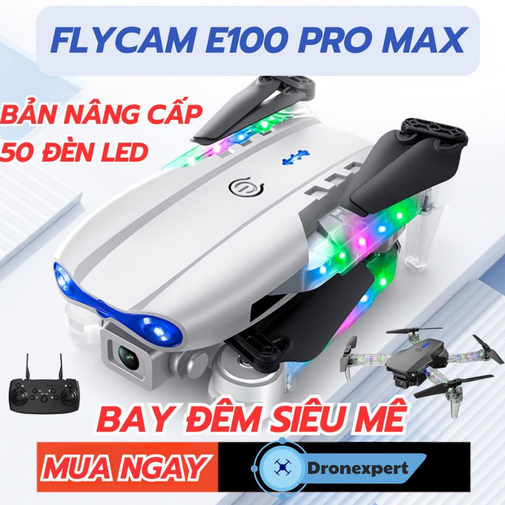 Flaycam mini giá rẻ E88 E99 E100 Pro Max, Máy bay điều khiển Bản nâng ...