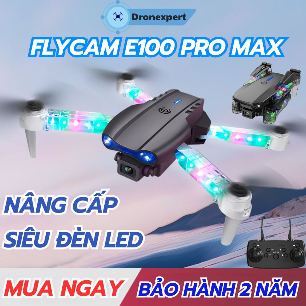 Flycam E100 E88 E99 Max, Máy bay điều khiển từ xa mini Đồ chơi cho bé ...