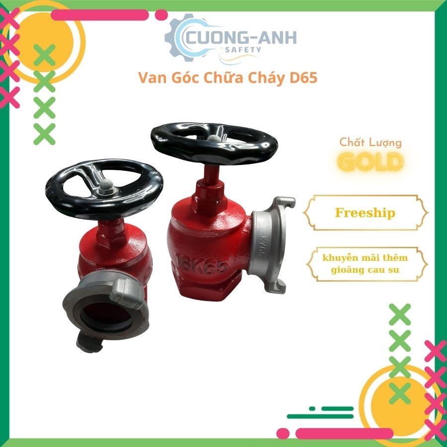 Van góc chữa cháy D50 D65, Van khóa góc cấp nước cứu hỏa | Shopee Việt Nam