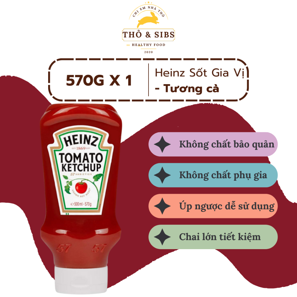 (HSD T7/25) CÀ ÚP NGƯỢC NGUYÊN CHẤT 100% HEINZ SỐ 1 TẠI MỸ 570g | Shopee Việt Nam
