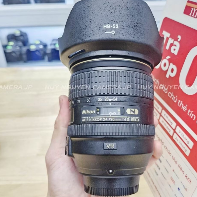 Ống kính Nikon 24 120 F4 Nano VR ĐẸP, Ống kinh zoom chụp chân dung phong cảnh,Nikon AF-S Nikkor ...