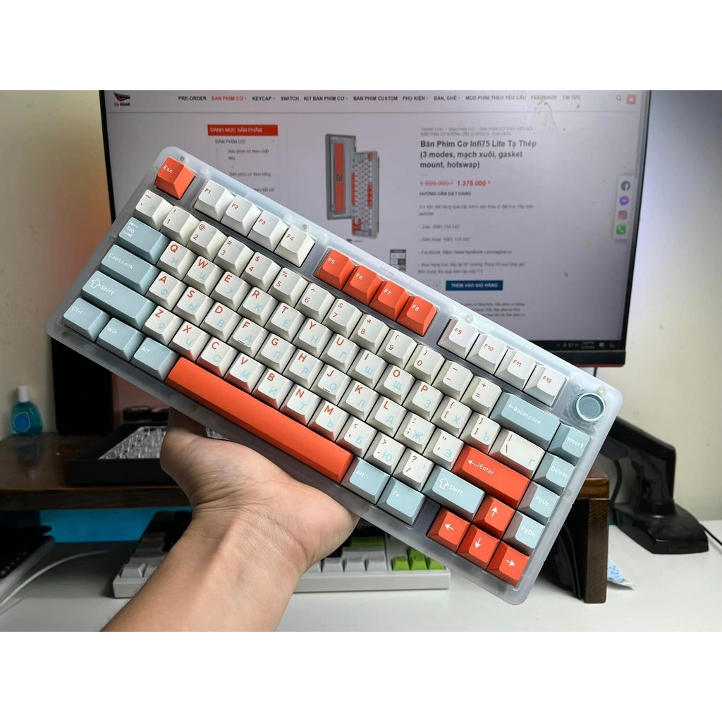 Combo switch và keycaps cho Infi75 Lite trả khách đặt nhầm - EA Gear ...