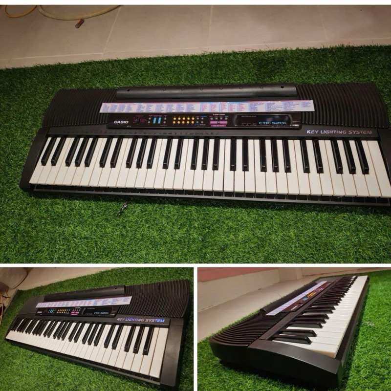 Đàn Organ Casio CTK 520L phím sáng Nhật Bản + Tặng giáo trình tự học ...