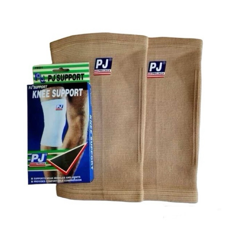 COMBO BỘ 2 BÓ GỐI THỂ THAO PJ 601 ( Màu Đen,Da )QUẤN GỐI PJ-BĂNG BẢO VỆ ...