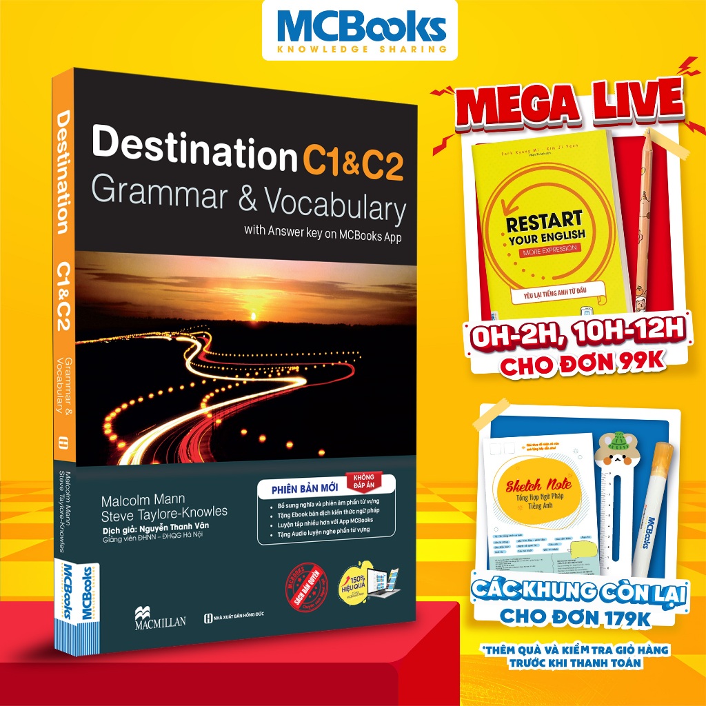 Sách - Destination C1&C2 Grammar and Vocabulary Tặng Audio và bài tập ...
