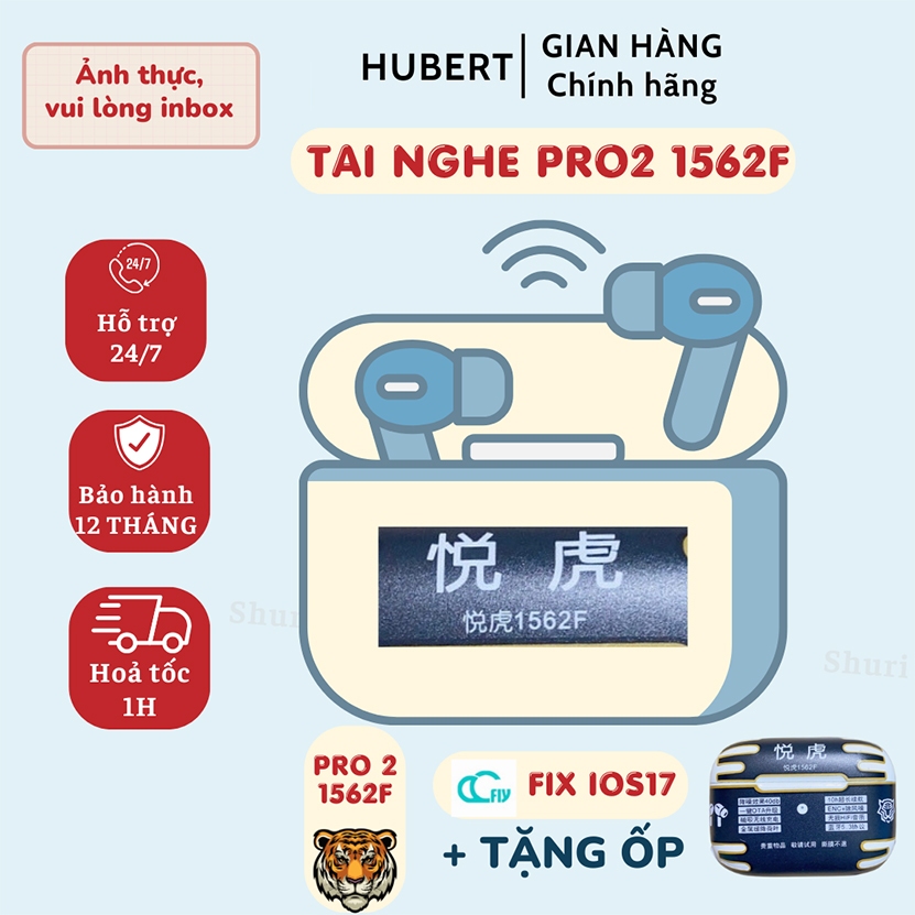 Tai Nghe Pro 2 Hổ Vằn 1562F Made in Japan / Tai Nghe Bluetooth Pro2 1562 Chỉnh Âm Lượng | Shopee ...
