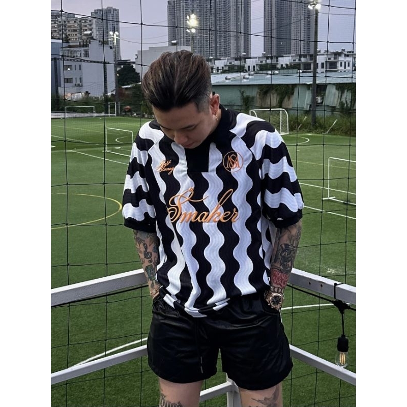 [SMAKER] Áo đâ banh nam nữ Unisex form rộng tay lỡ, local brand chính ...