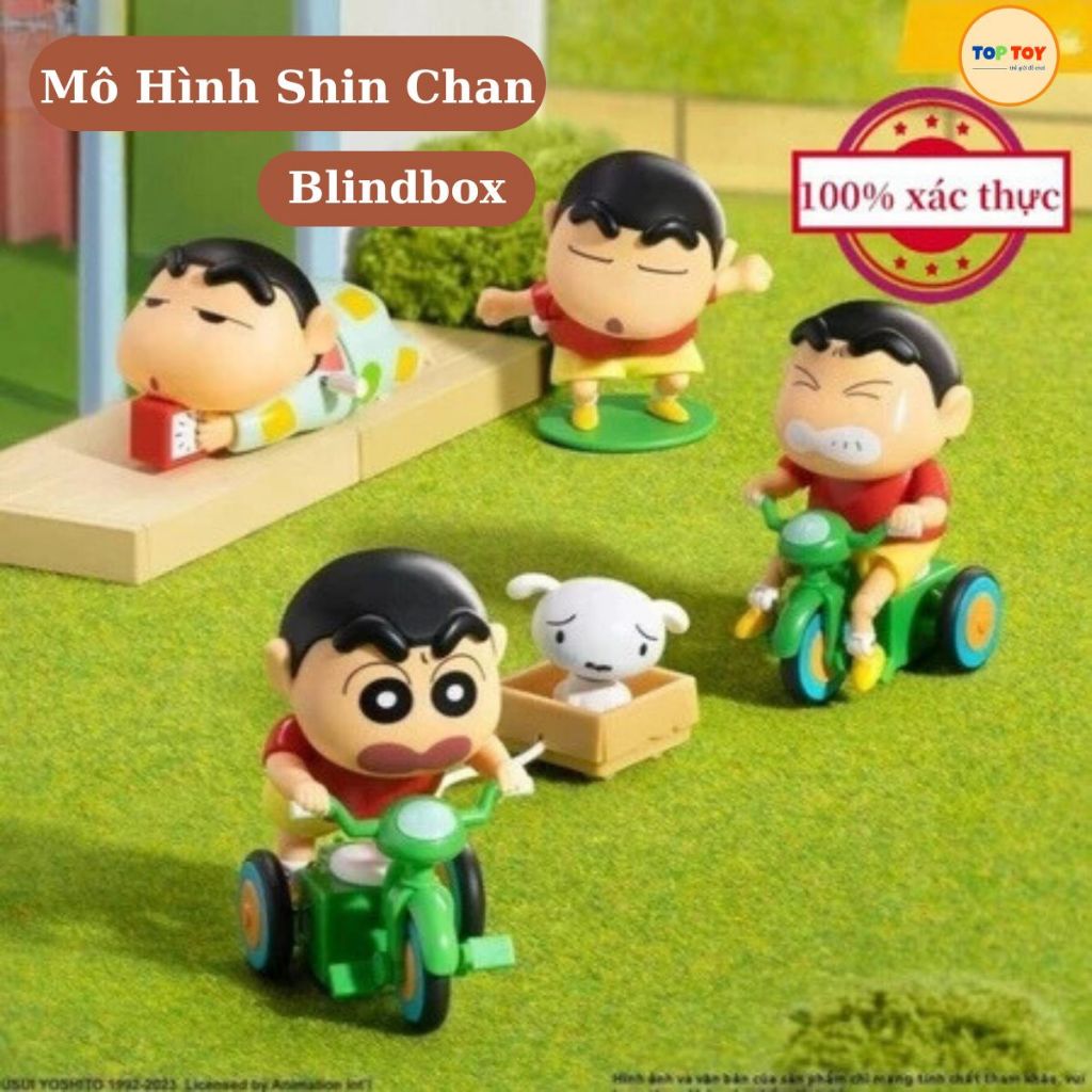 [Blindbox] Mô Hình Shin Chan Cậu Bé Bút Chì, Hộp Mù Hộp Quà Crayon Shin ...