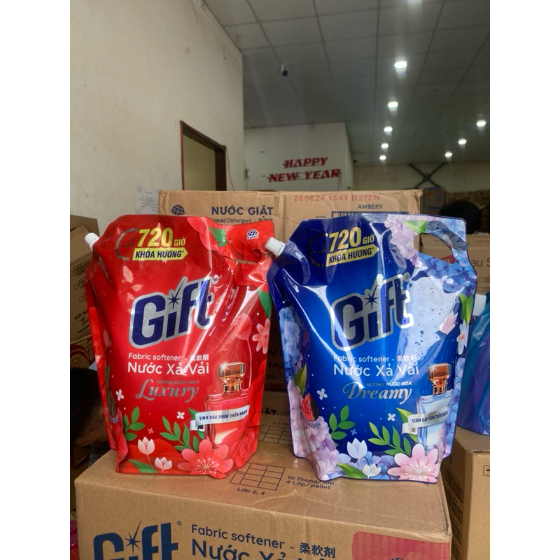 Nước xả vải Gift túi 3.2kg ( thùng 4 túi ) | Shopee Việt Nam