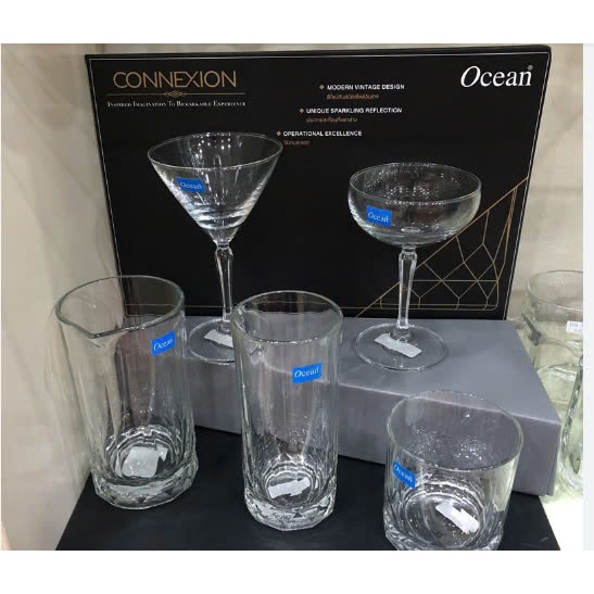 Bộ 6 cốc thủy tinh Ocean Connexion Hi Ball 350ml P02808 | Shopee Việt Nam
