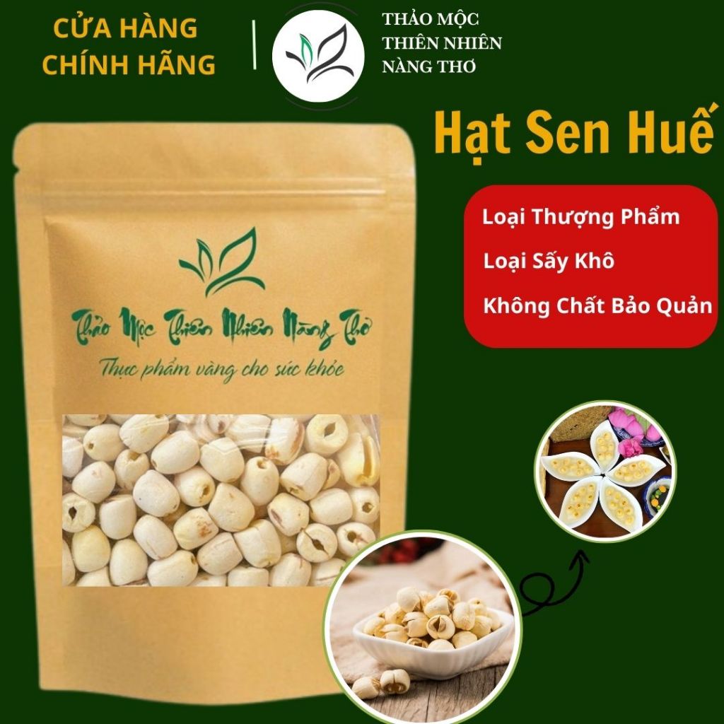 1KG Hạt Sen Huế Sấy Loại 1 Đóng Gói Cao Cấp ( Hạt Nấu Thơm Bùi ...