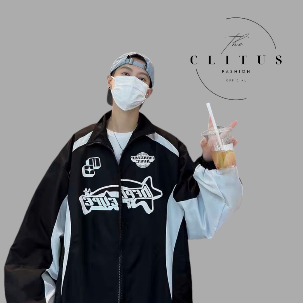 Áo khoác dù nam nữ CLITUS logo in nhiệt chất liệu dù 2 lớp cao cấp chống nắng gió, kháng nước ...