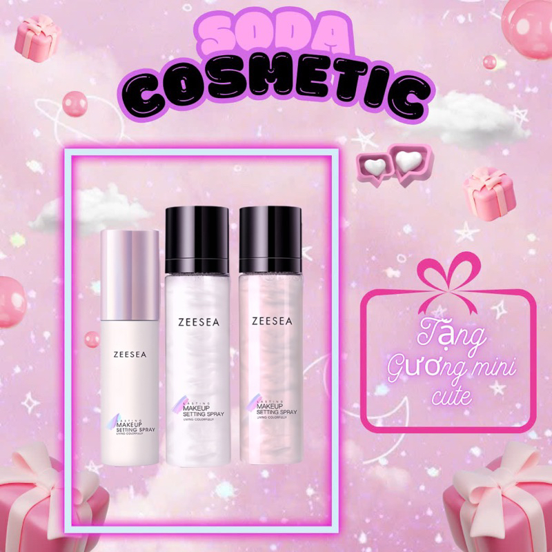 [ZEESEA] [CHÍNH HÃNG] Xịt Khoá Lớp Makeup ZEESEA Tạo Hiệu Ứng Căng Bóng Hoặc Mờ Lì | Shopee Việt Nam