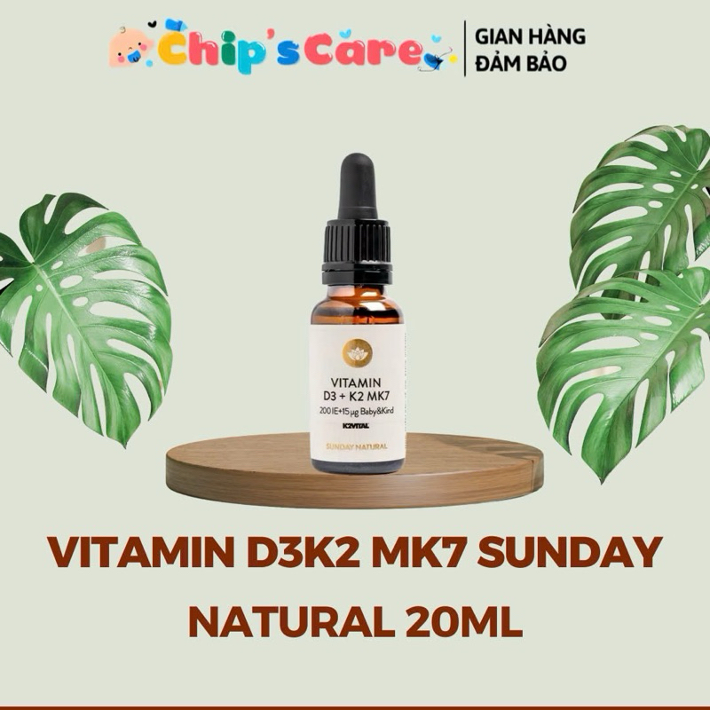 Vitamin D3k2 D3 K2 MK7 Sunday Natural | Shopee Việt Nam