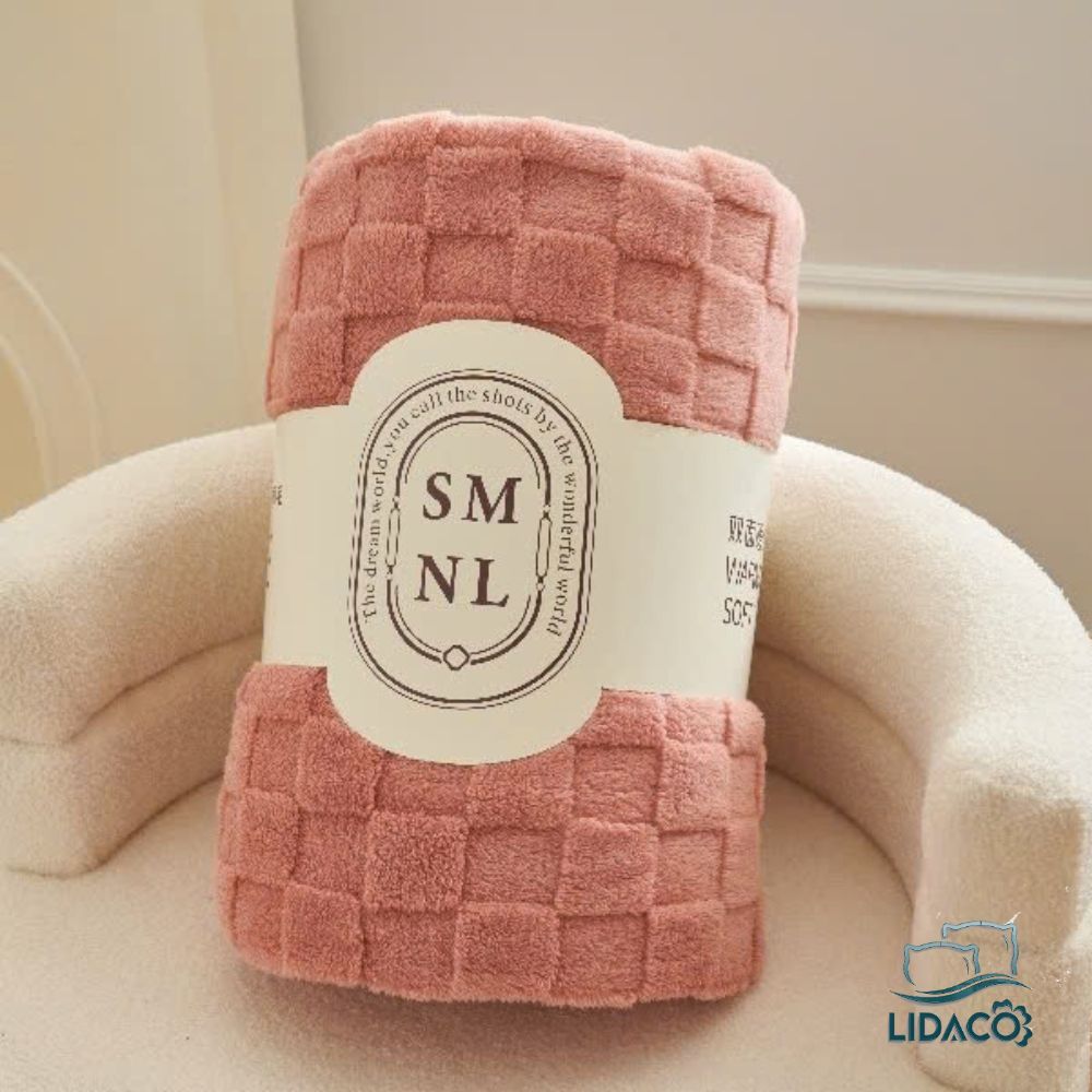 Chăn lông thỏ LIDACO 1.5kg lớp lông thỏ siêu mềm mịn kích thước 2mx2m3 ...