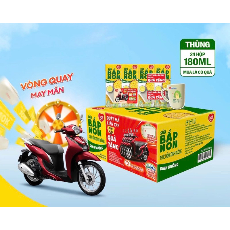 Thung Sữa Bắp Non LiF Kun thùng 24 Hộp x 180ml | Shopee Việt Nam
