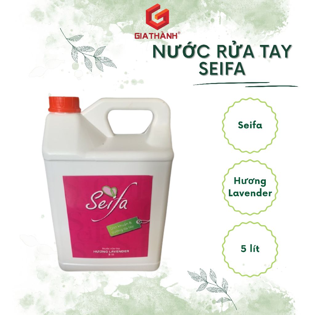 Nước rửa tay sạch khuẩn Seifa (5 lít/can) | Shopee Việt Nam