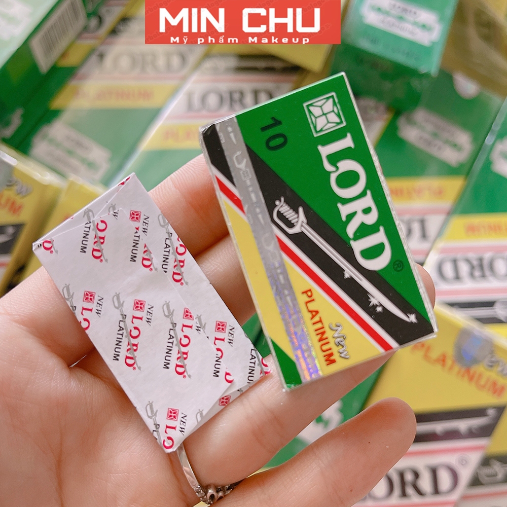 Dao Lam Lord Loại Xịn Giá Rẻ 1 Hộp 10 Lưỡi ♥️Lưỡi Dao Cạo Râu Chính ...
