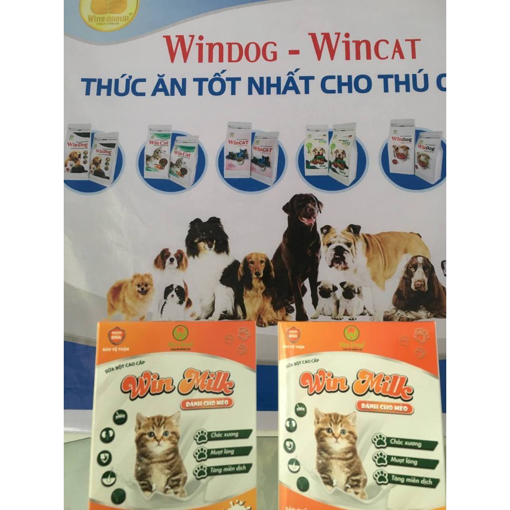 Sữa bột cao cấp dành cho mèo Win Milk gói 100g WinsGroup | Shopee Việt Nam