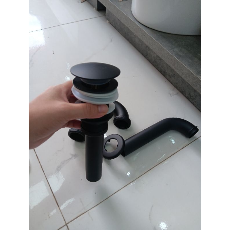 Xifon đen nhấn, xifon chậu rửa mặt | Shopee Việt Nam