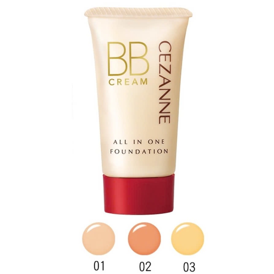 KEM NỀN 5IN1 BB CREAM CEZANNE CÓ CHỐNG NẮNG SPF23 PA++ (TUÝP 40GR) | Shopee Việt Nam