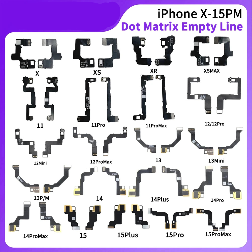 Luban Dot Matrix Cáp Trống Cho IPhone X-15PRM Sửa Chữa Face ID Dot ...