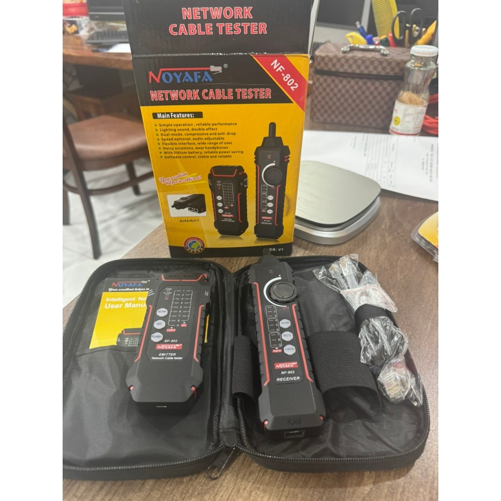 máy test mạng nf802 hãng noyafa chính hãng bảo hành 12 tháng | Shopee ...