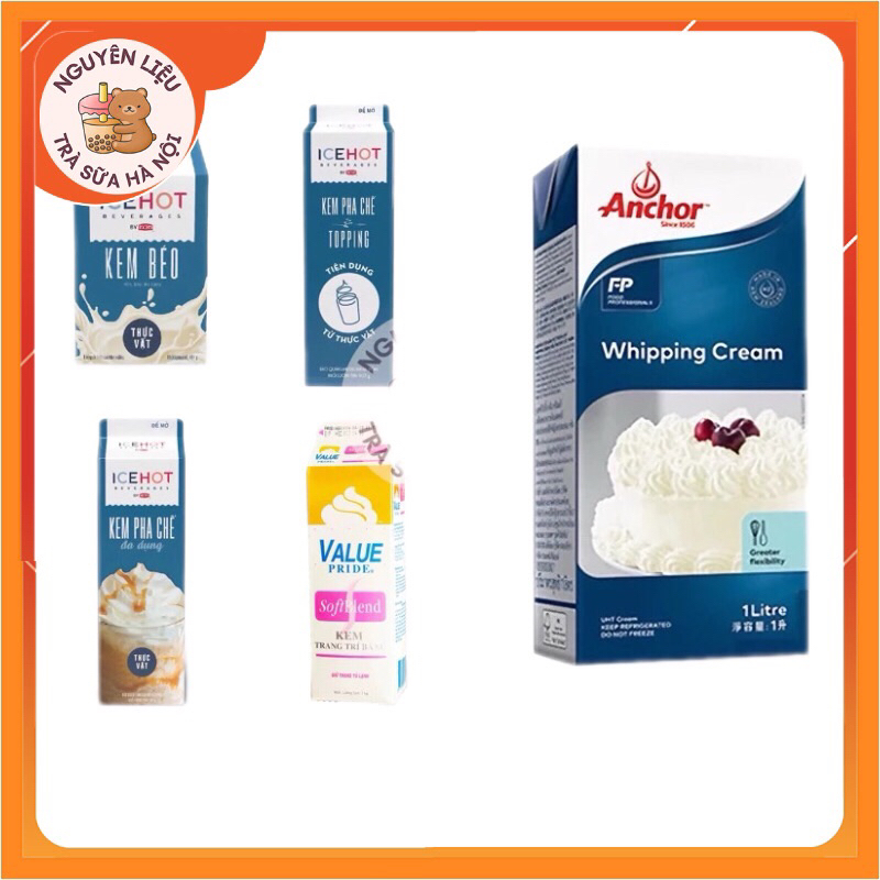 Kem pha chế RICH'S lùn ICEHOT, topping Ontop, kem đa dụng Base, Value ...