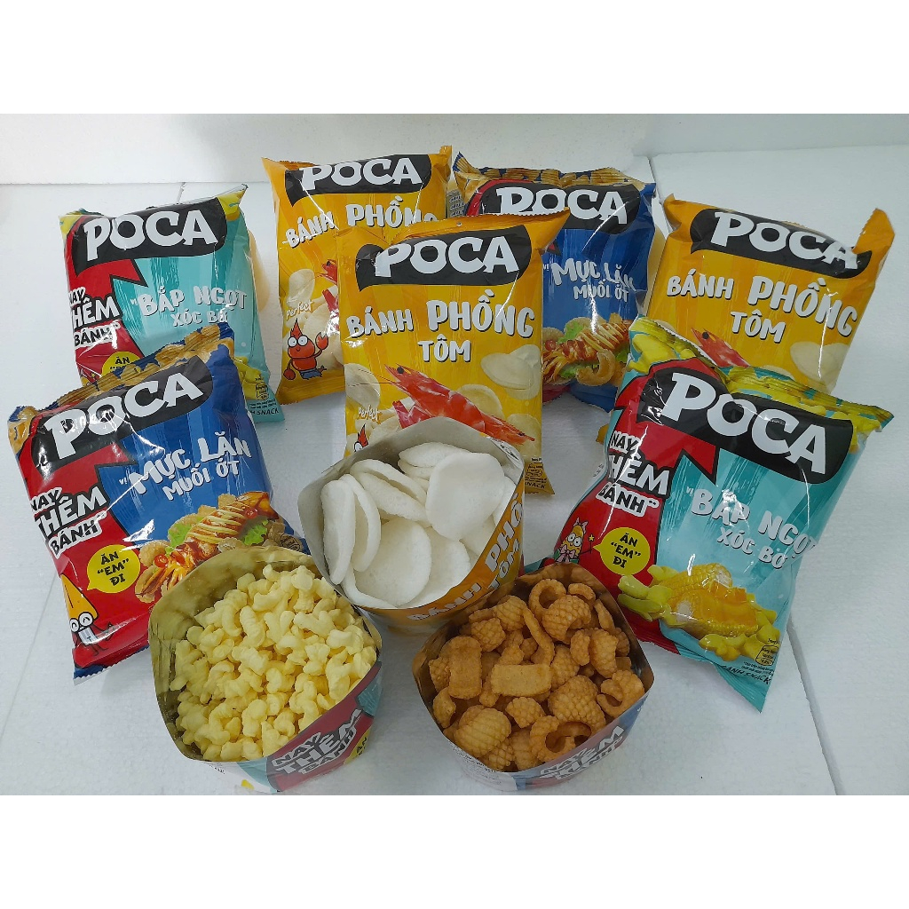 bánh Snack Poca đủ vị giòn rụm 30g/1 gói | Shopee Việt Nam