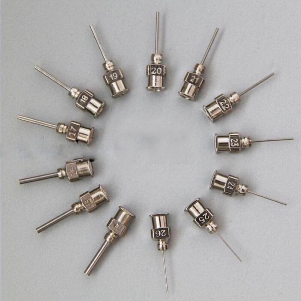 12 Cái Đầu Kim Bơm Keo Inox 16G, Đầu Kim Thép Không Gỉ, Đầu kim 16G ...