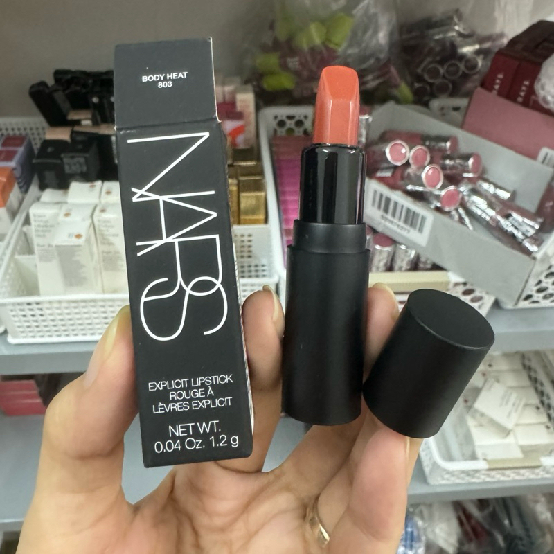 Son Nars Explicit Lipstick Rouge màu 803 Body Heat mini 1.2g | Shopee Việt Nam