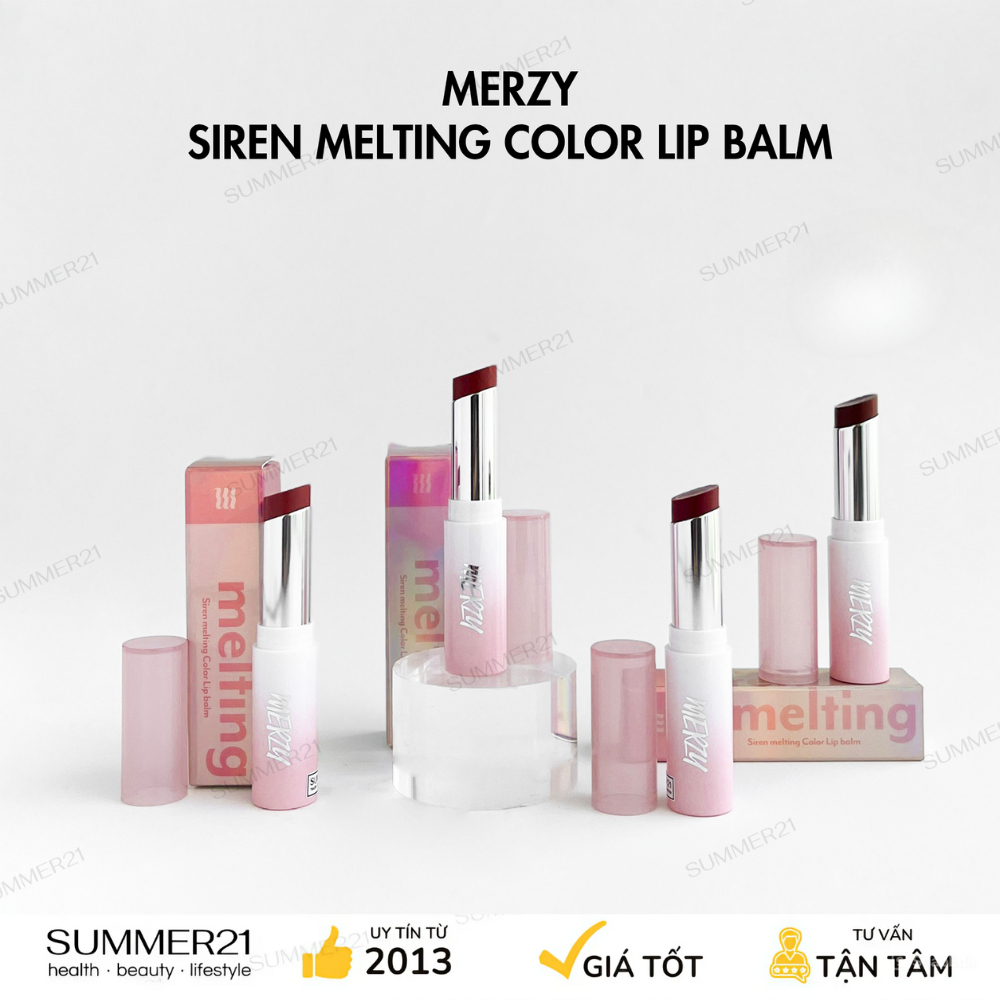[TRẢ ORDER DƯ] Son dưỡng môi MERZY SIREN MELTING COLOR LIP BALM ...