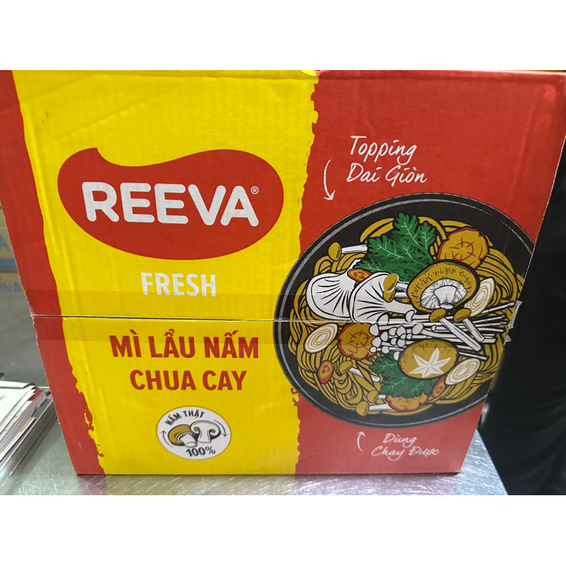 Thùng 24goi mì reeva lẩu nấm chua cay goi 85g | Shopee Việt Nam