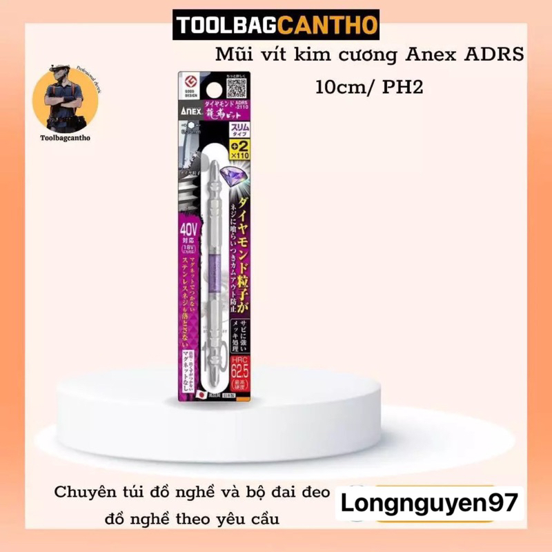 Mũi vít kim cương Anex ADRS 10cm/ PH2 | Shopee Việt Nam