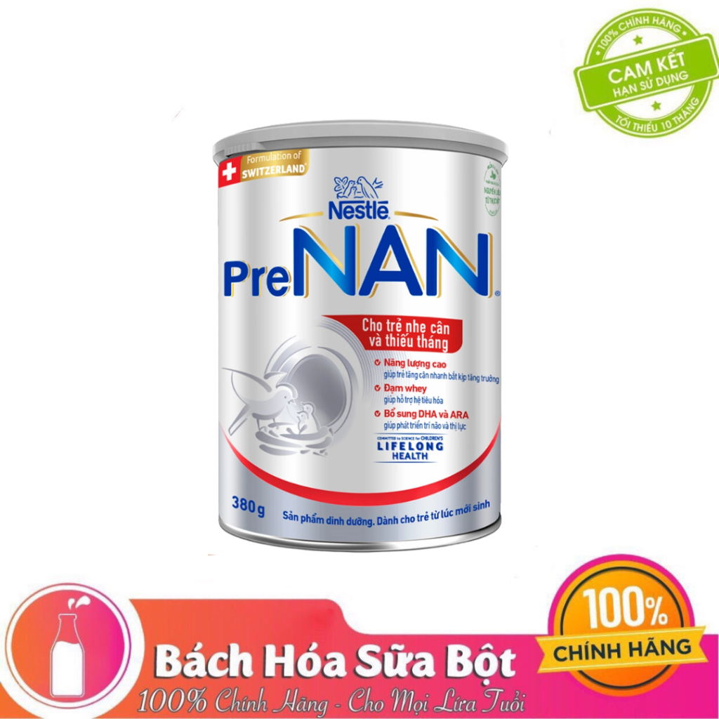 Sản phẩm dinh dưỡng Nestle PRE NAN 380g | Shopee Việt Nam