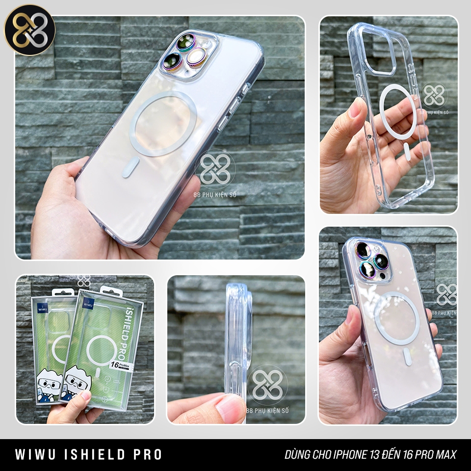 [Hàng Chính Hãng] Wiwu Ishield Pro ốp trong suốt bảo vệ toàn diện hỗ trợ sạc không dây | Shopee ...