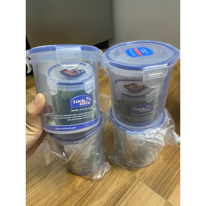 Hộp nhựa lock and lock 700ml cao cấp có vạch chia mL | Shopee Việt Nam