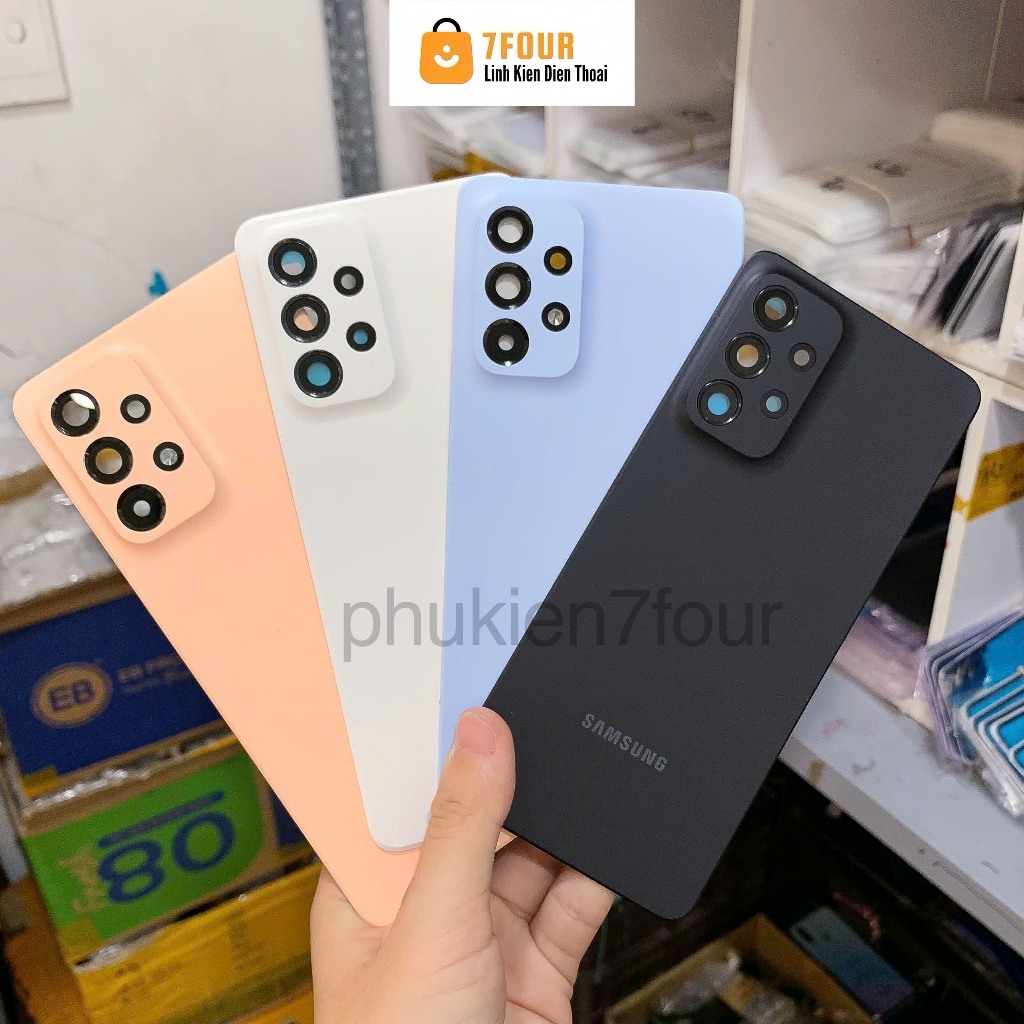 NẮP LƯNG SAMSUNG A33 4G/5G CÓ KÍNH CAM VÀ KEO DÁN - 7Four | Shopee Việt Nam