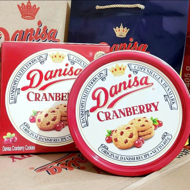 Bánh quy bơ Cranberry Danisa hộp 607g | Shopee Việt Nam