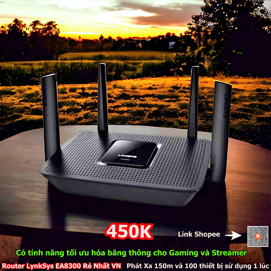 ROUTER - 𝐁𝐨̣̂ 𝐏𝐡𝐚́𝐭 𝐖𝐢𝐅𝐢 𝐋𝐢𝐧𝐤𝐬𝐲𝐬 𝐄𝐀𝟖𝟑𝟎𝟎 𝟑 𝐁ă𝐧𝐠 𝐓ầ𝐧𝐠 𝐒𝐢ê𝐮 𝐌ạ𝐧𝐡 𝐂𝐡í𝐧𝐡 ...